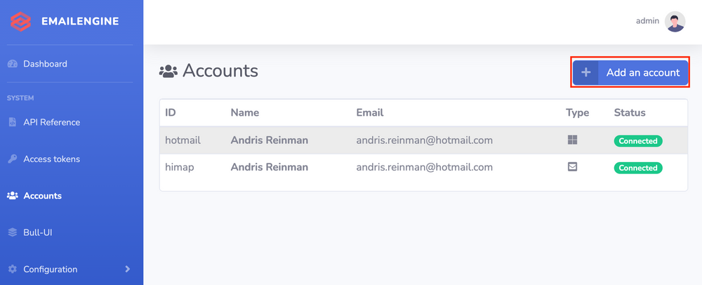 Setting up Gmail OAuth2 for EmailEngine
